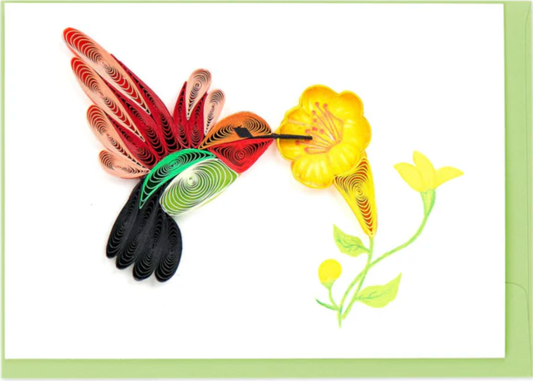 Hummingbird Trio Card – Plum Bottom Gallery